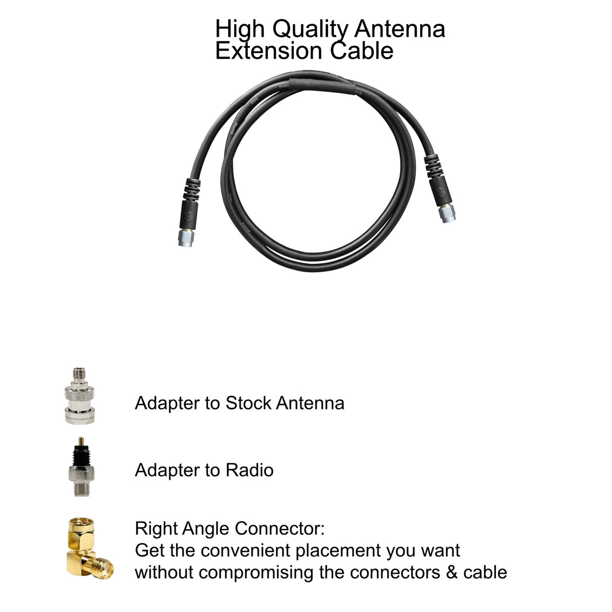Tactical Antenna Relocation Kit(No Antenna Pouch) - Harris & M/A-Com P – Comm Gear Supply