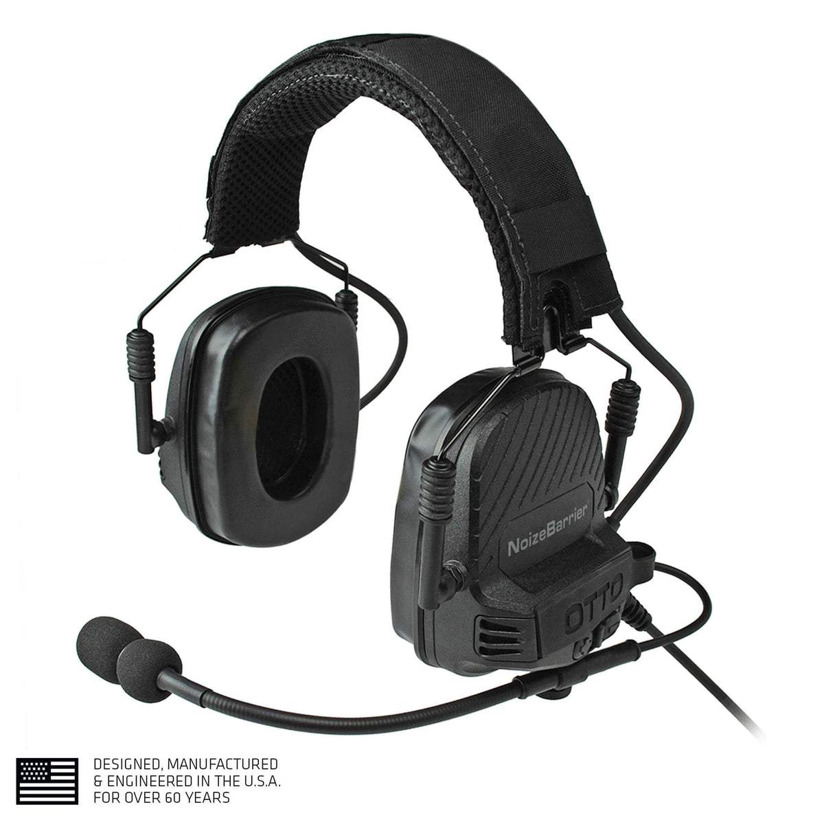 OTTO TAC NoizeBarrier Headset w/ Active Hearing Protection - Quick Dis ...