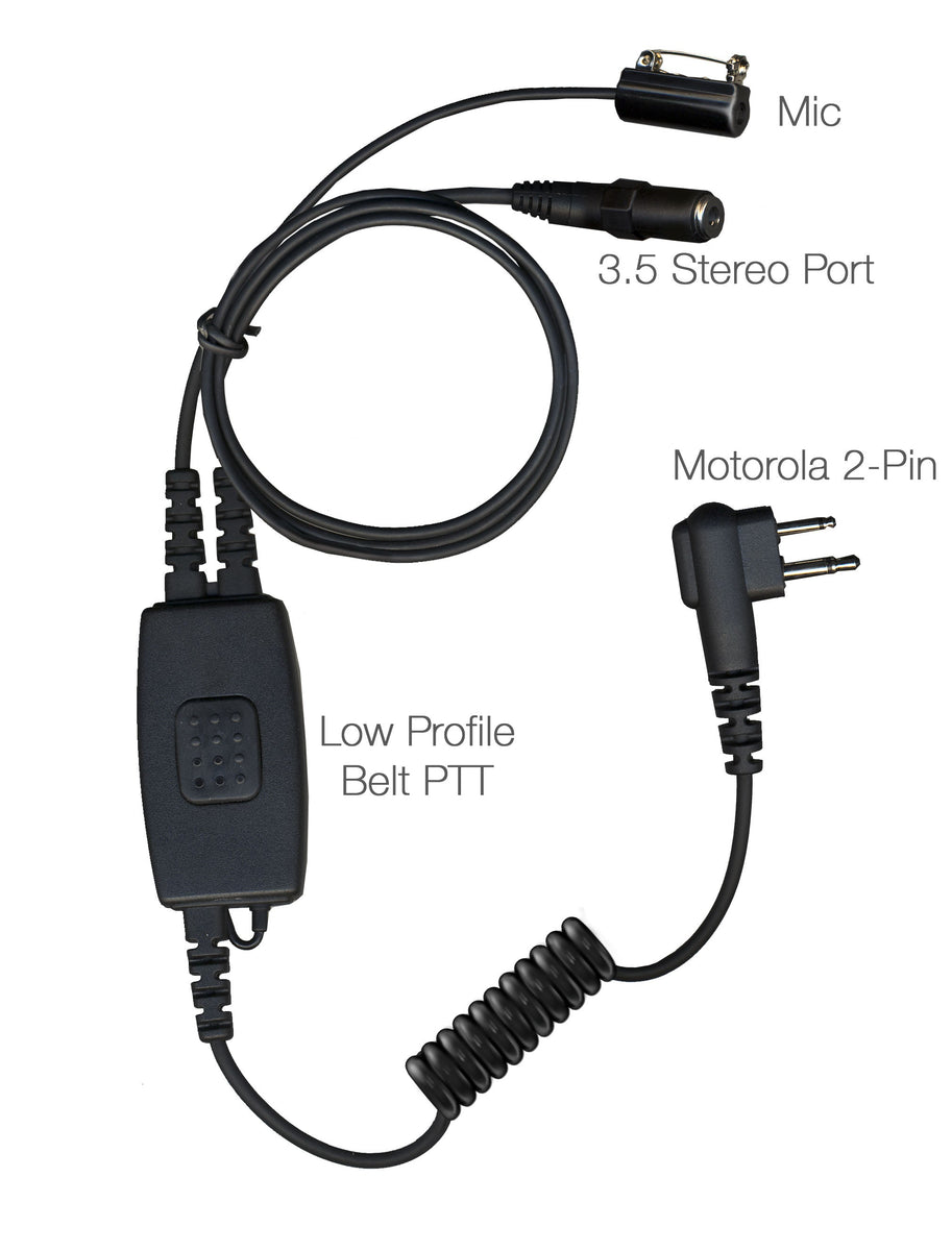 Undercover/Loss Prevention Earpiece & Mic Combo For Yaesu 2 Pin: FT-65 ...