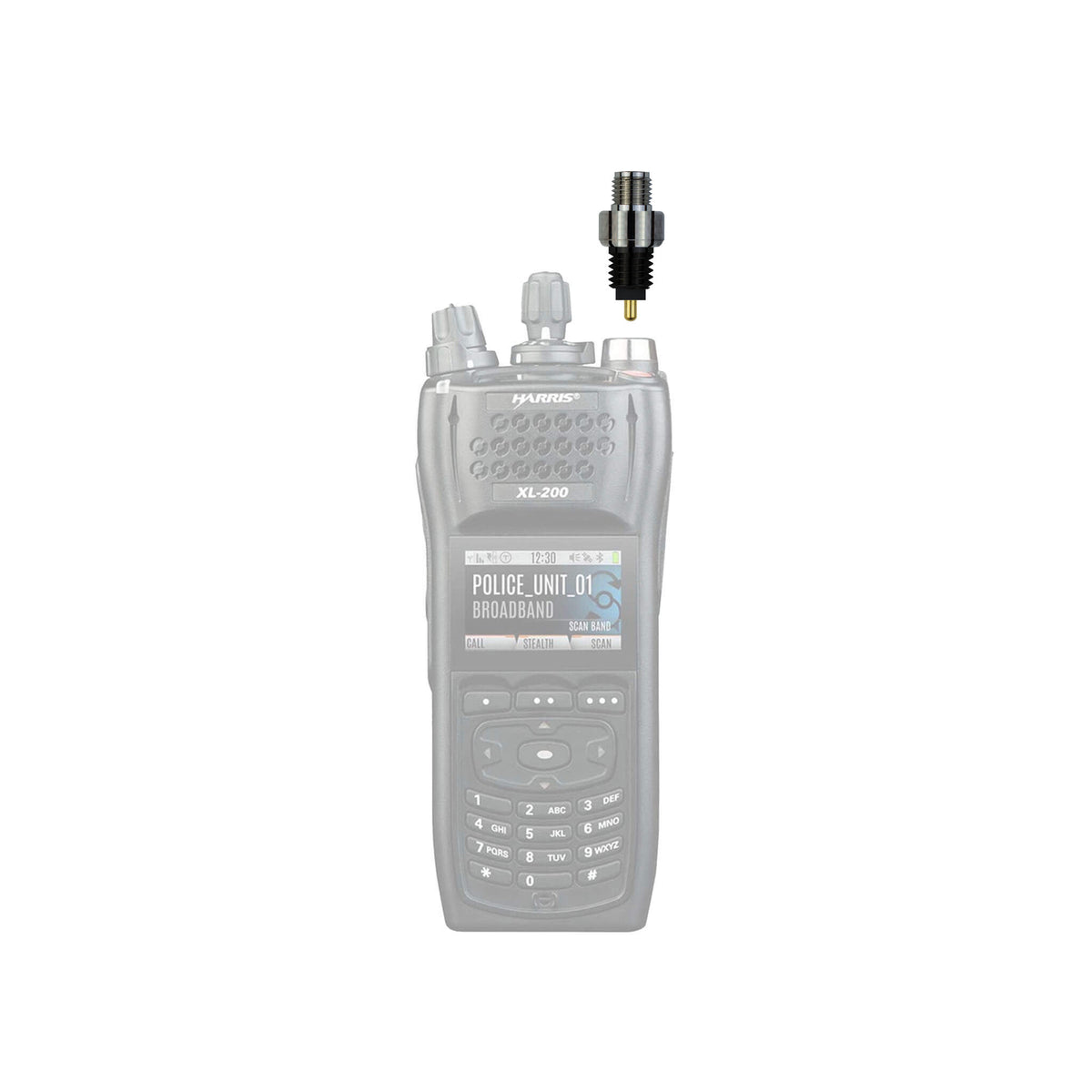 RF Adapter for Harris & M/A Com Radios(GEN I w/ Plastic Threads) - Con ...