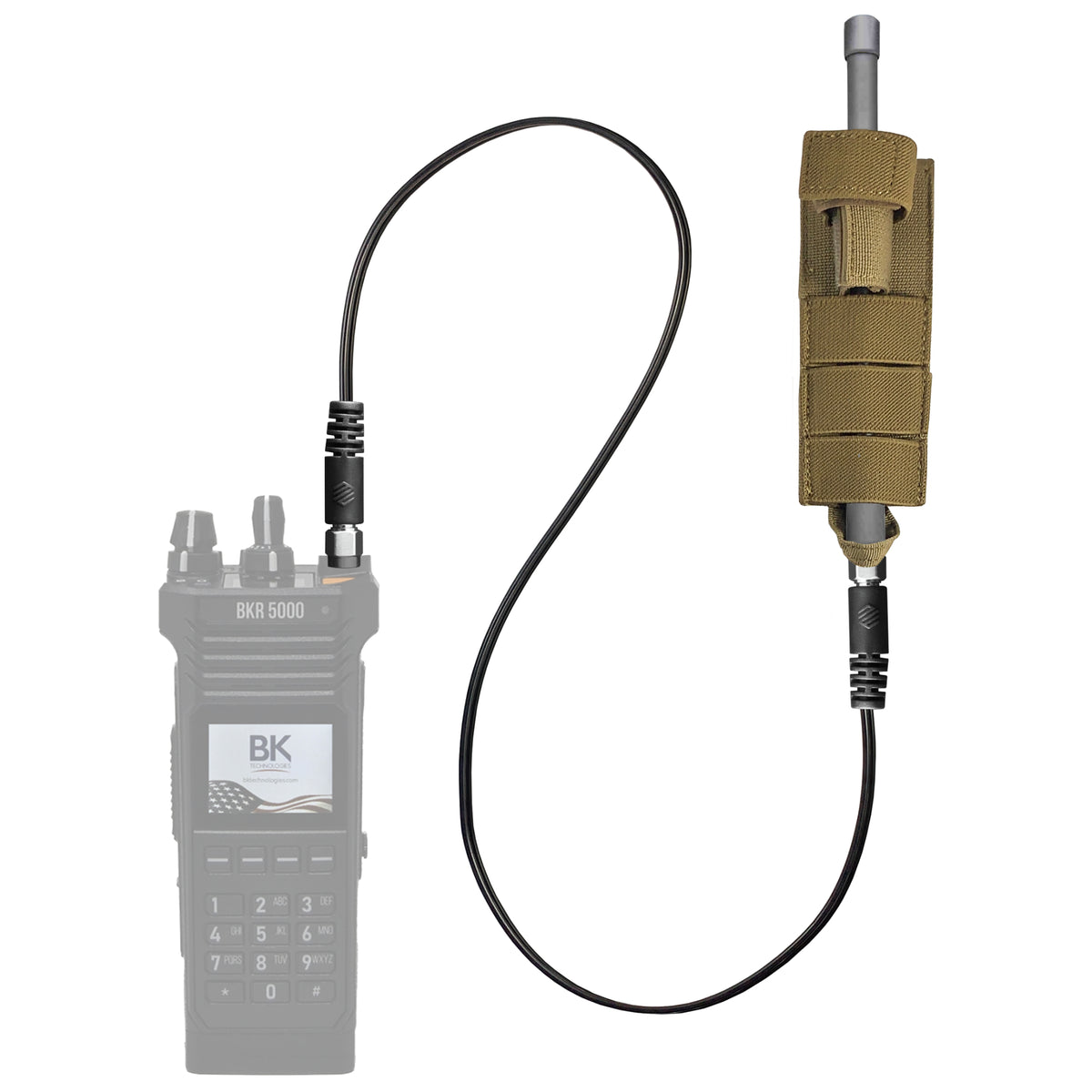 Tactical Antenna Relocation Kit(Black, Tan, or Green) - BK/Bendix King ...