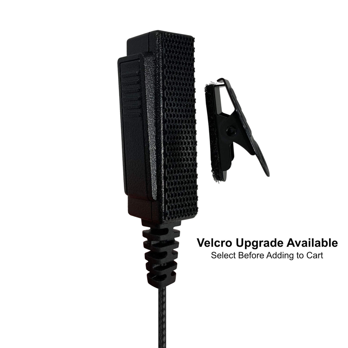 Tactical Braided Fiber Mic & Tube Earpiece Kit - Fits: Harris/Thales/T ...