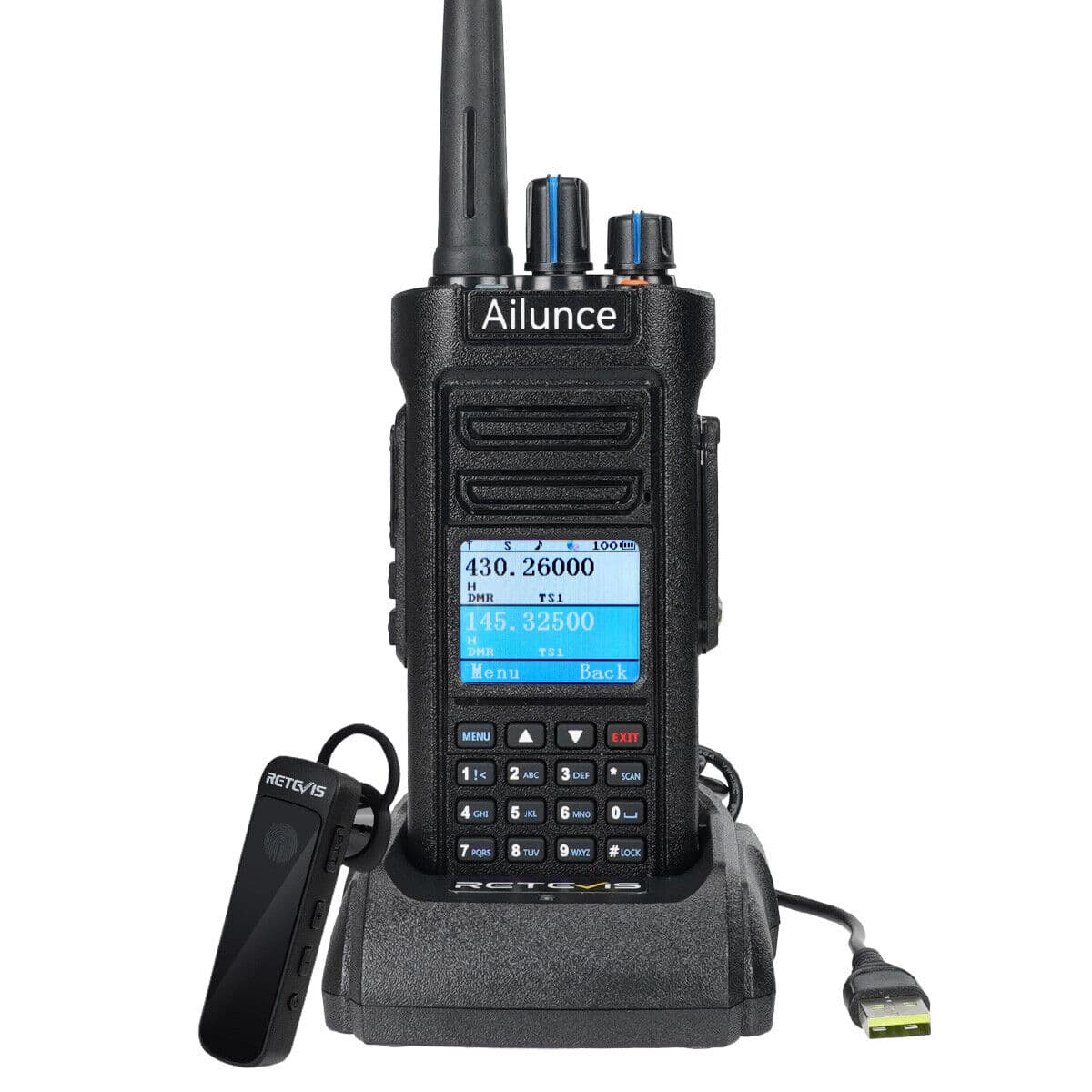 Retevis Ailunce HD2 Waterproof Dual Band DMR Radio – Comm Gear Supply