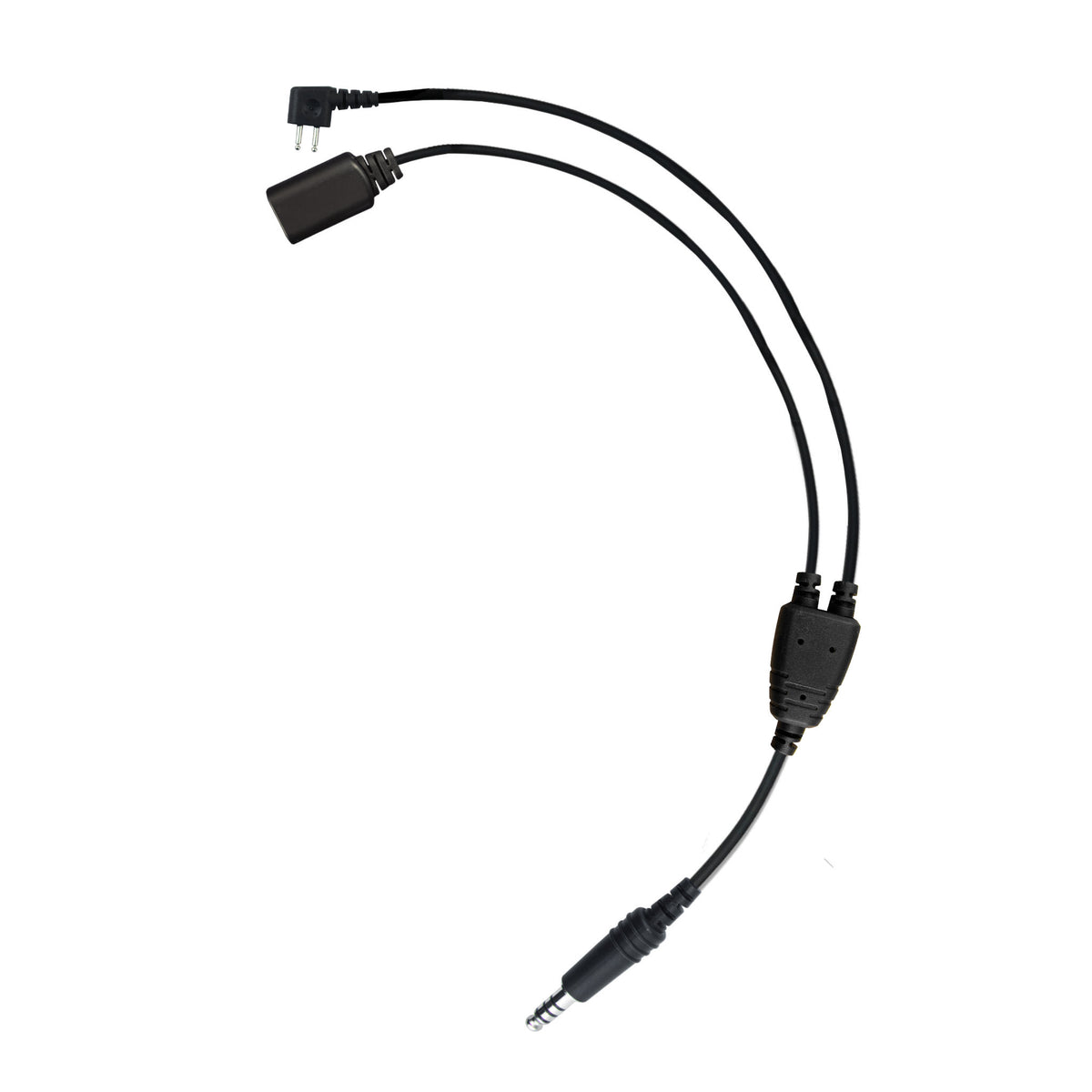 Two-way Radio Harness ArmorMason Y-Cable - Compatible With Peltor ...