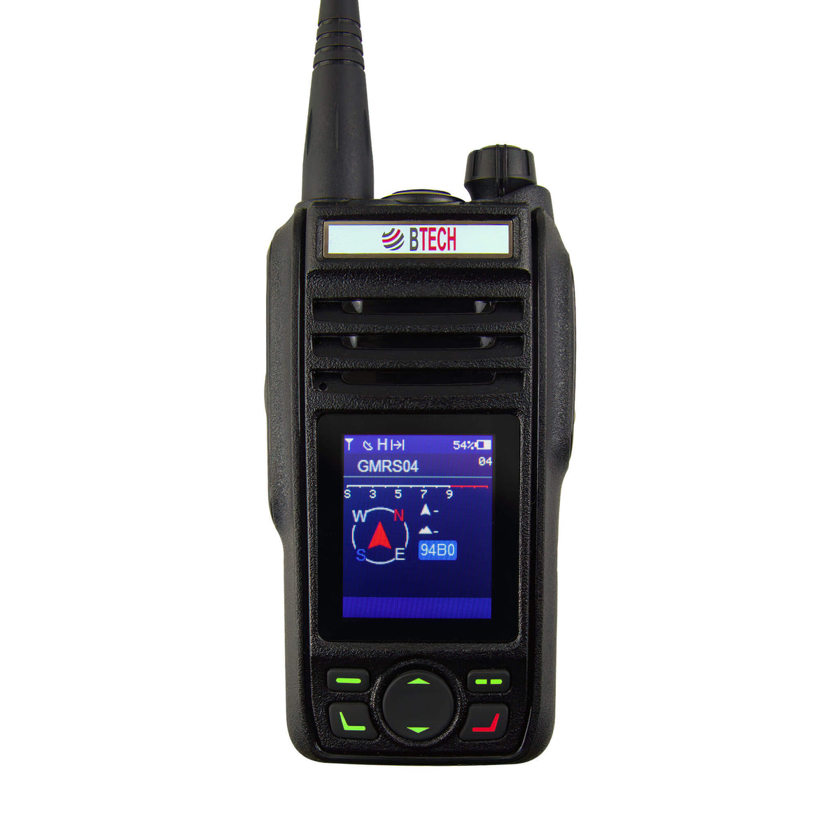 BTECH GMRS-PRO- 5W GPS, IP67, Bluetooth, App Programmable GMRS Portabl ...
