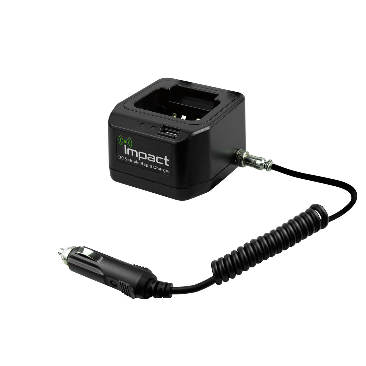 Impact Radio/Battery In-Vehicle DC Charger w/ USB- Hytera: BD502i, BD5 ...