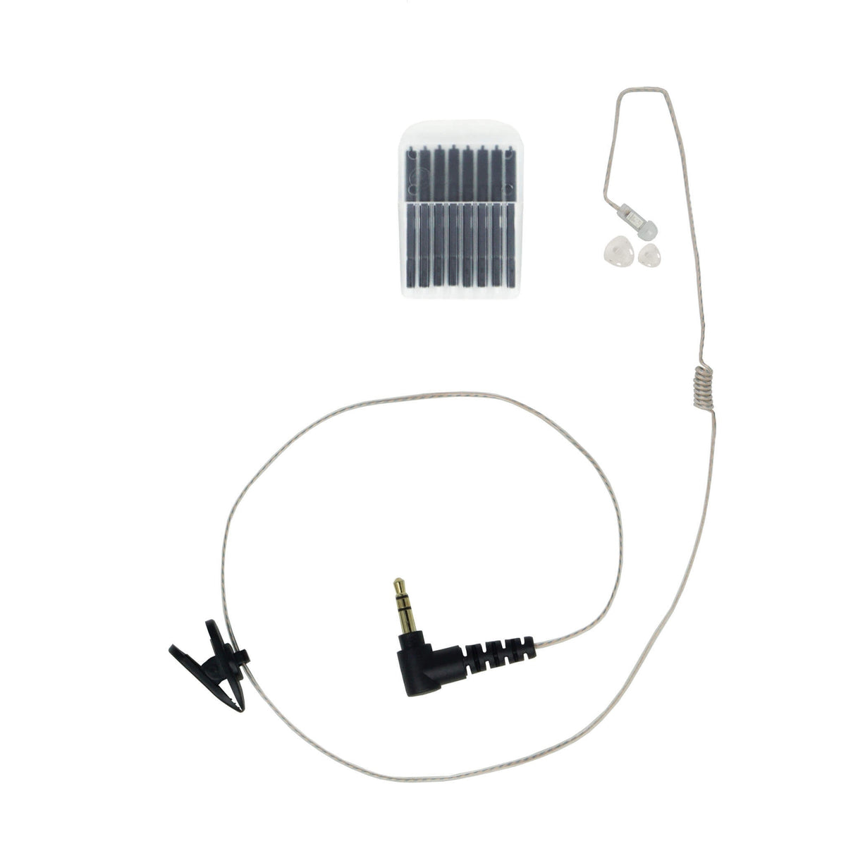 Listen Only Tubeless Patrol/Tactical/Covert Radio Earpiece Ambidextrou ...