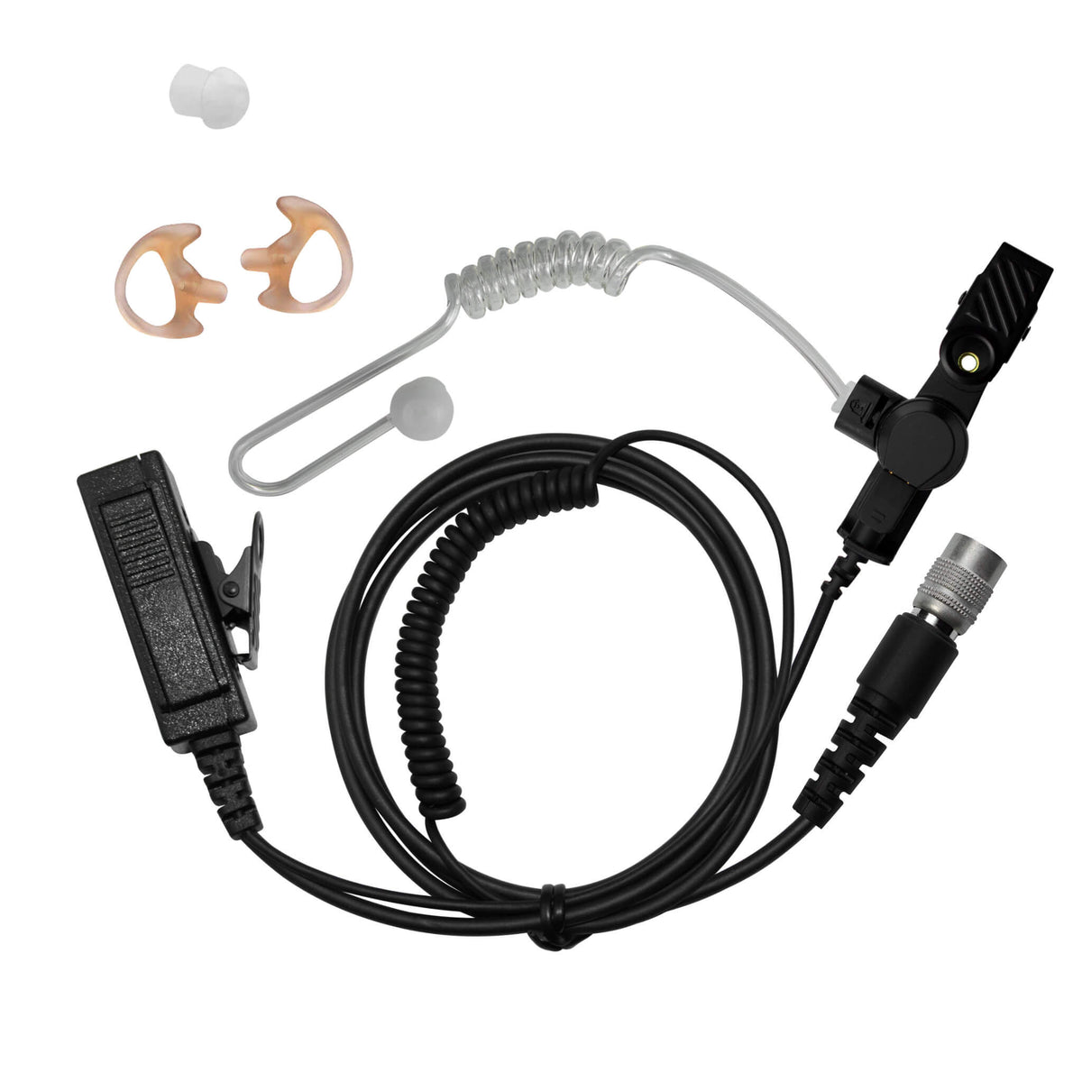 Mic & Earpiece Radio Kit - Quick Disconnect (Hirose) Relm/BK Radio Com ...