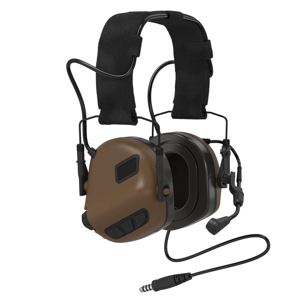 Comms Headset w/ Active Hearing Protection & Enhancement For Airsoft ...