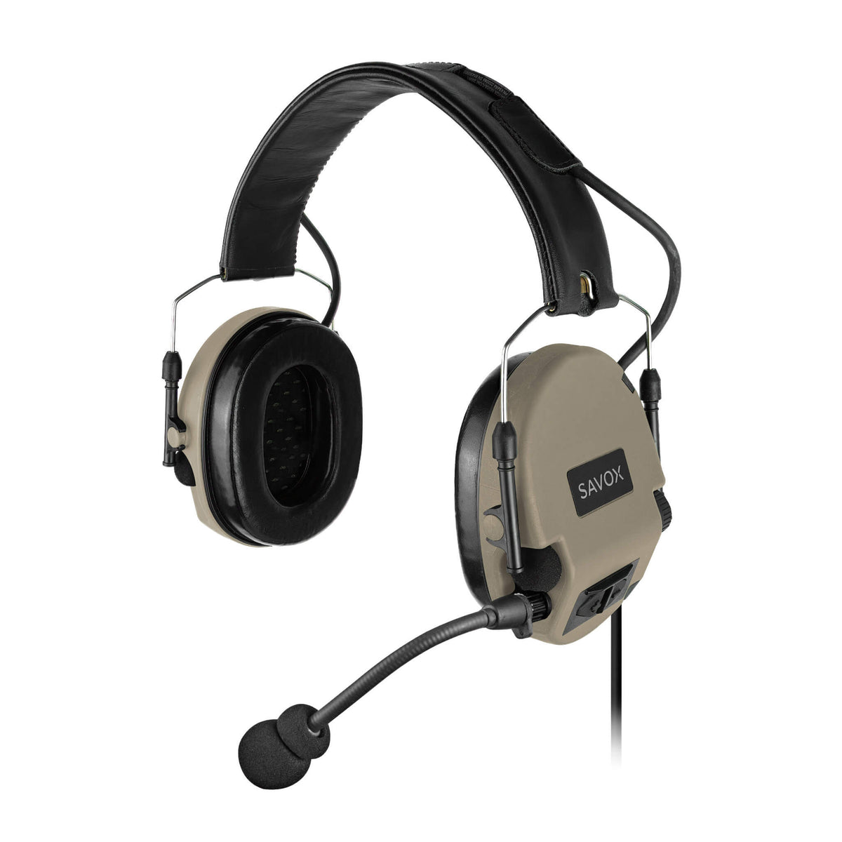 Savox Noise Com 200 Tactical Comms Headset w/ Active Hearing Protectio ...