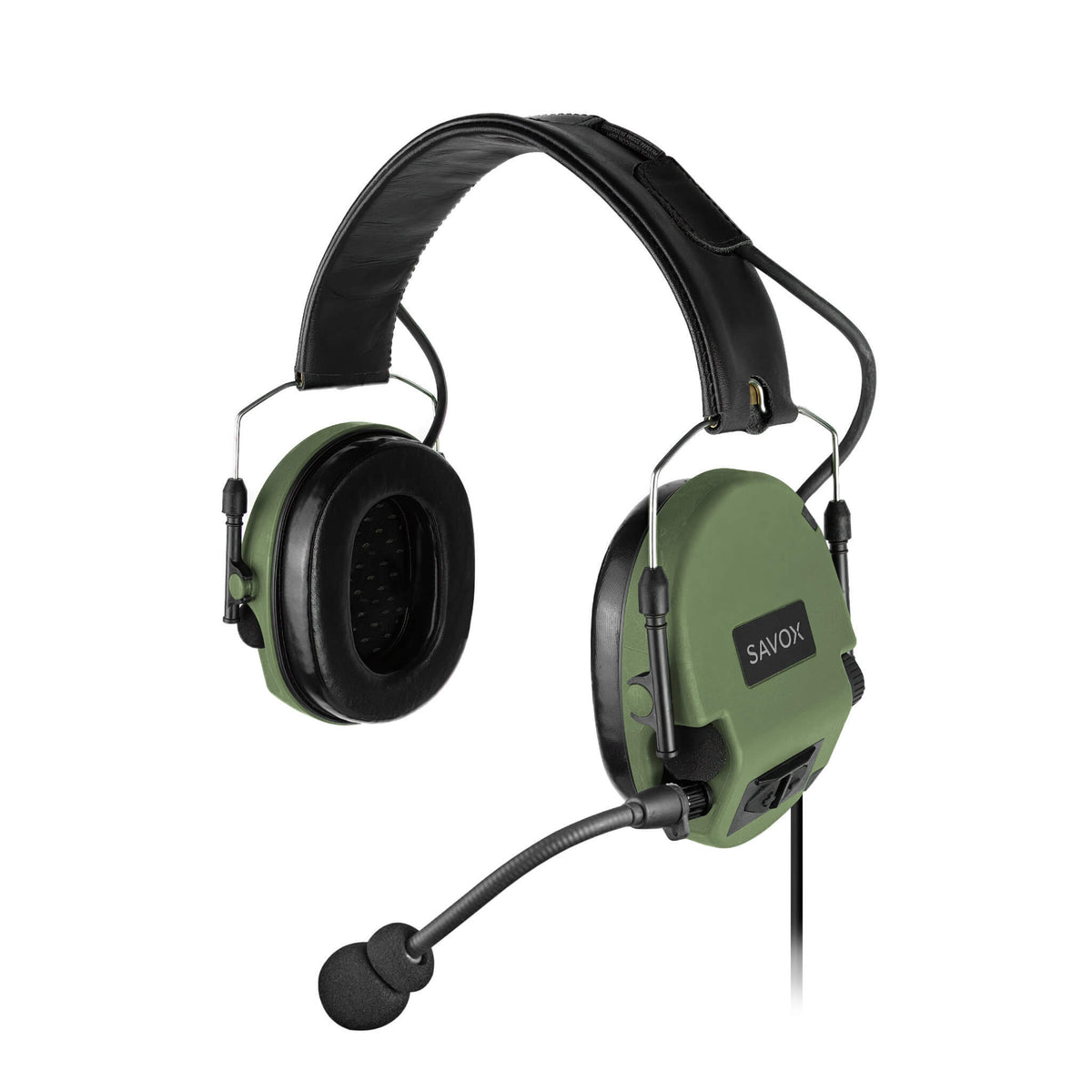Savox Noise Com 200 Tactical Comms Headset w/ Active Hearing Protectio ...