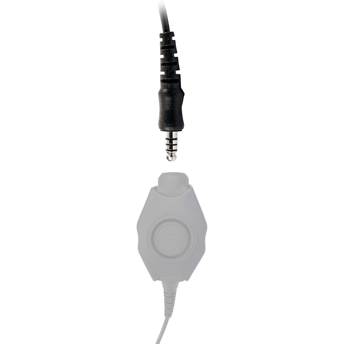 Tactical Temple Transducer Headset w/ Noise Cancelling Boom Mic - Head ...