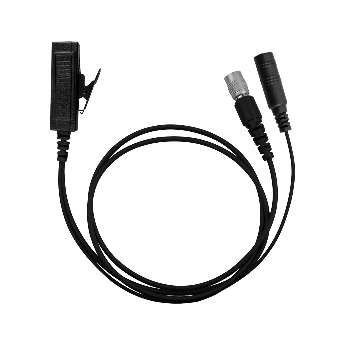 Patrol Mic & Dual Ear Invisible Series Tubeless Earpiece Complete Kit ...