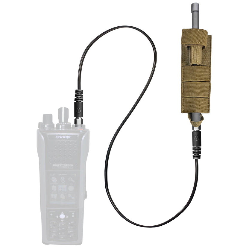 Tactical Antenna Relocation Kit(Black, Tan, or Green) - Harris XG100/p ...