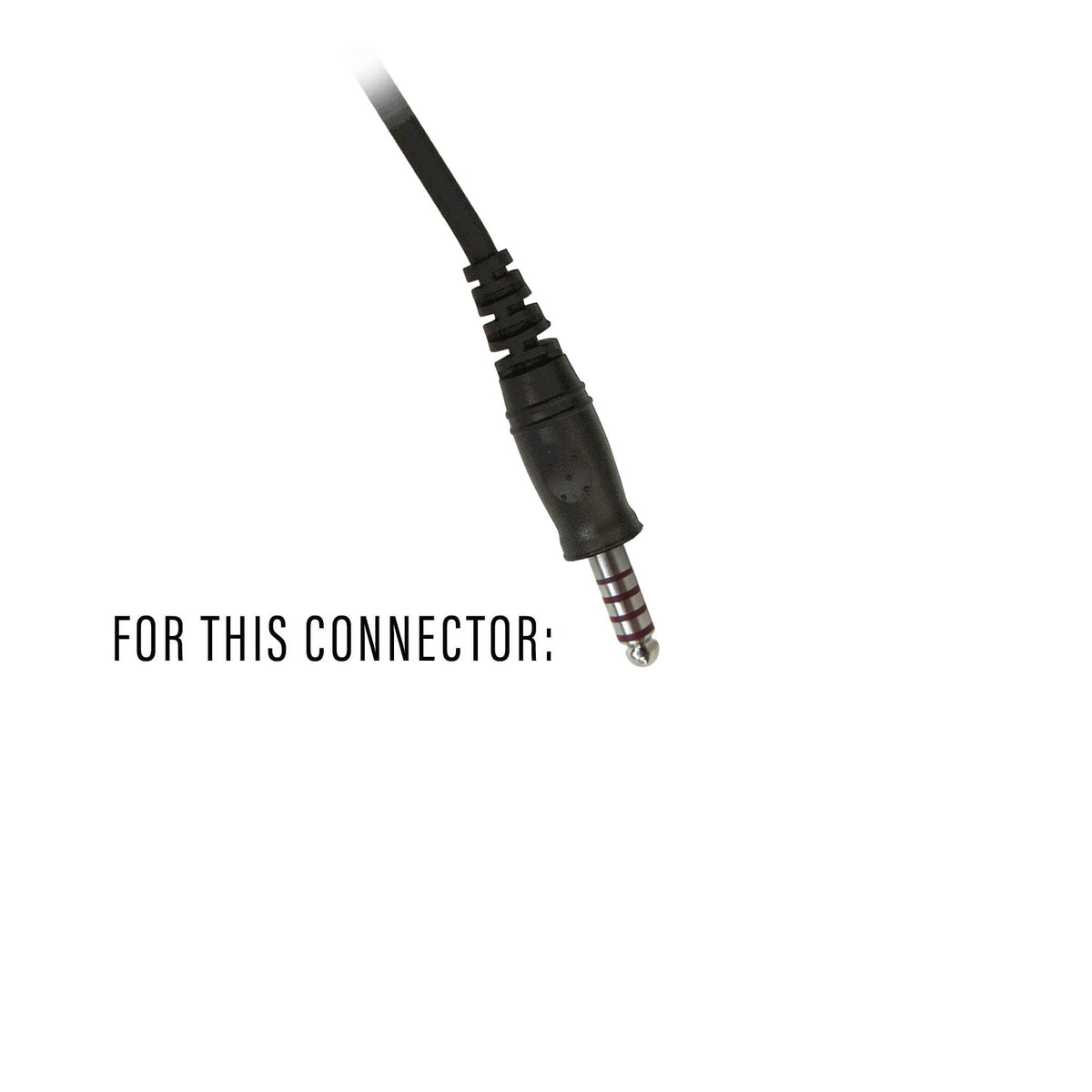 Tactical Radio Amplified PTT for 5 Pole TP-105/U384 Headset w/ Single ...