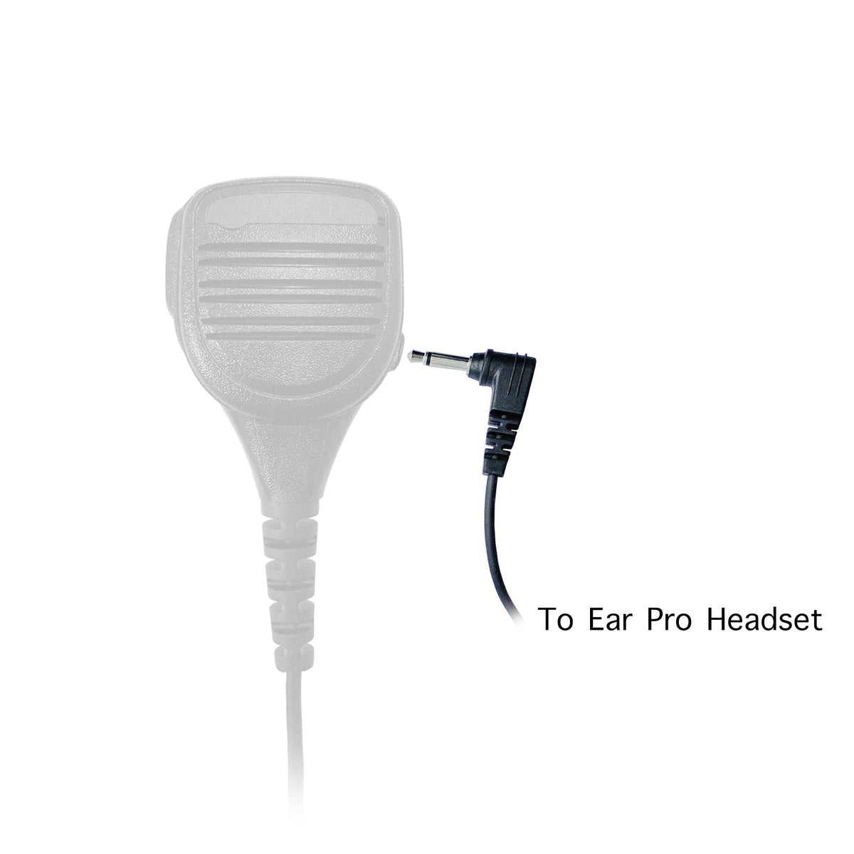 Tactical Headset Quick Deploy Audio Input Cable - US/Civilian Wiring ...