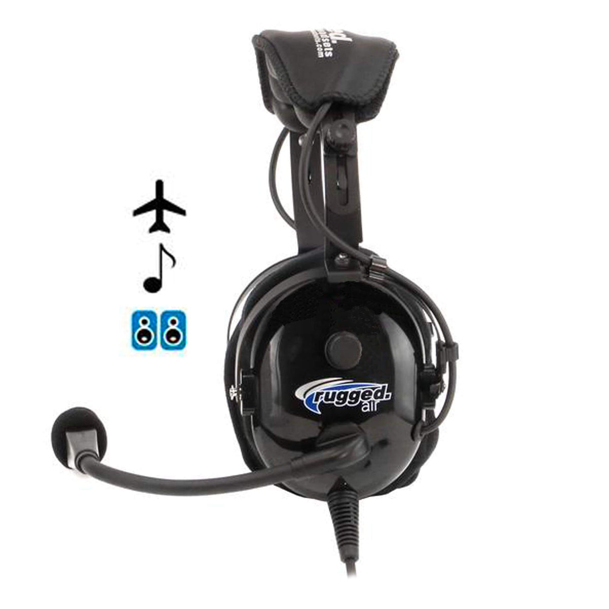 Rugged Air - RA900 General Aviation Pilot Headset – Comm Gear Supply
