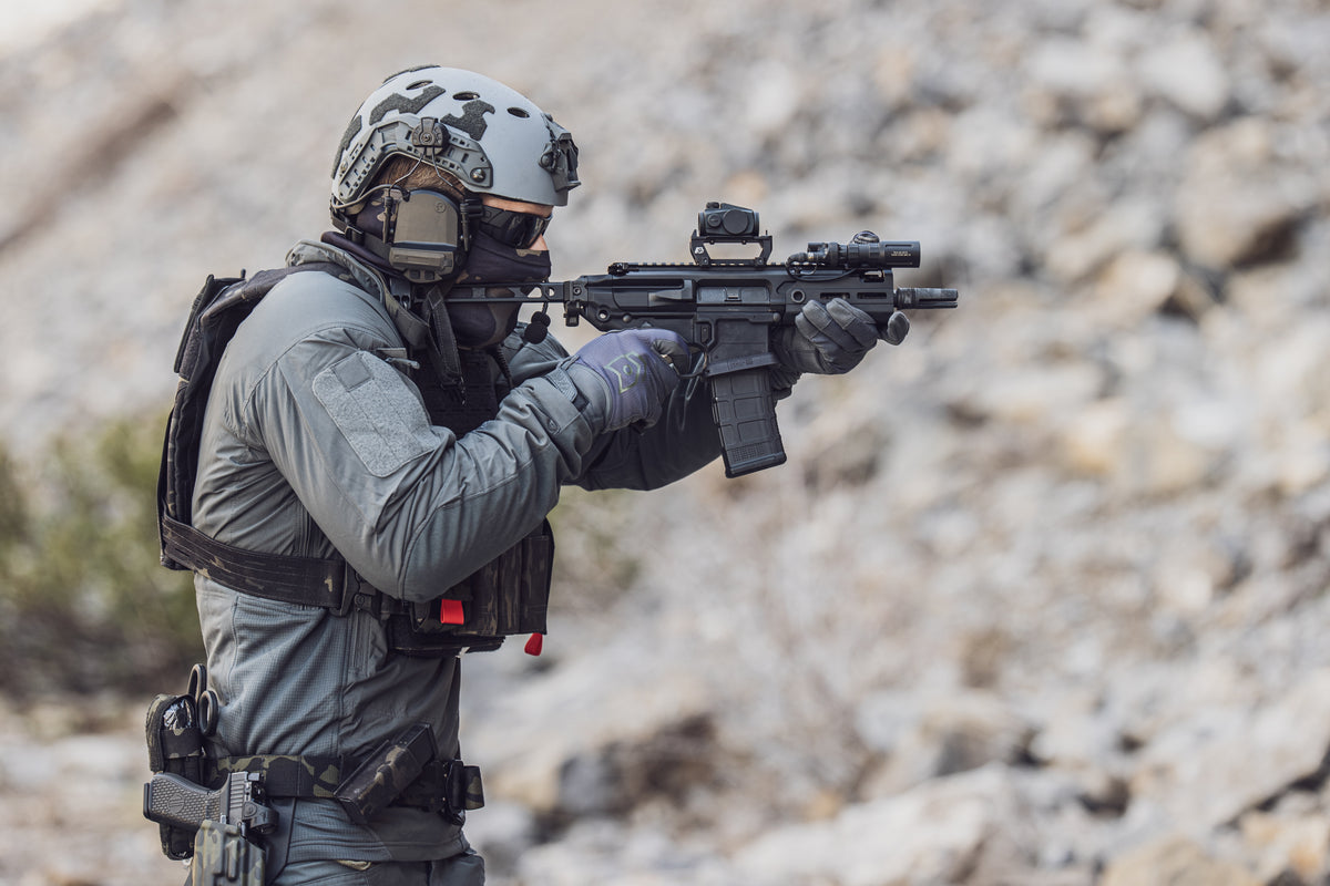 Tactical Radio Helmet Headset w/ Active Hearing Protection - Harris/Th ...