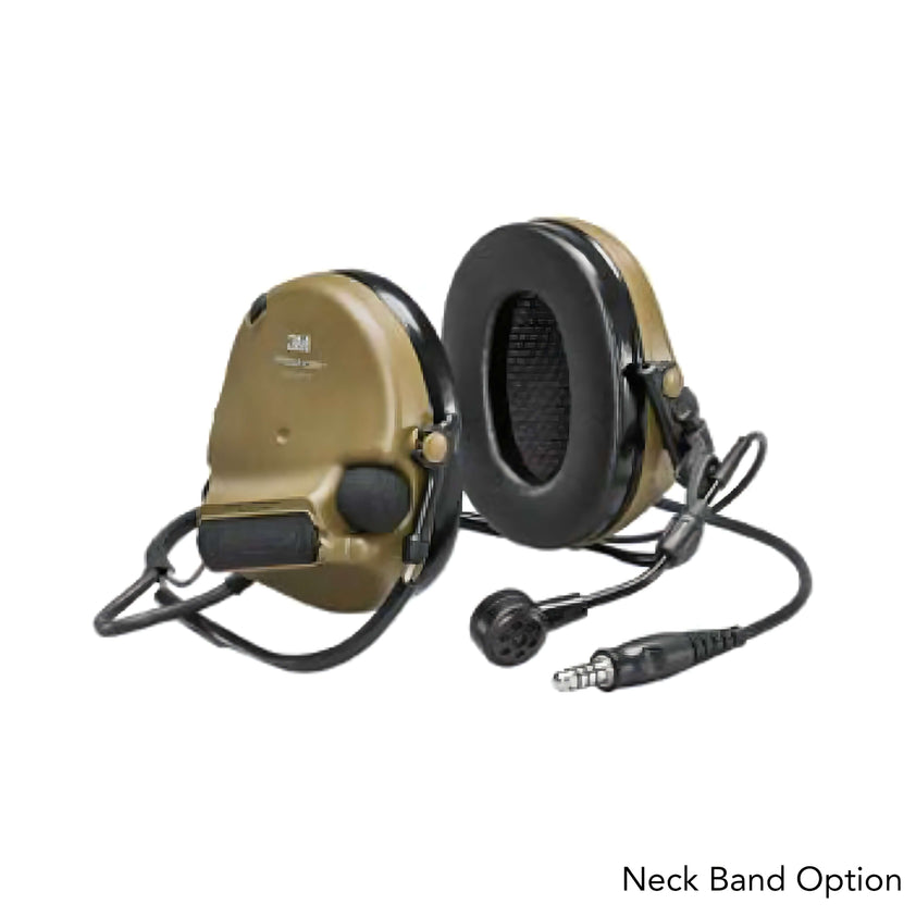 3M Peltor DUAL COMM ComTac VI Tactical Headset w/ Active Hearing Prote ...
