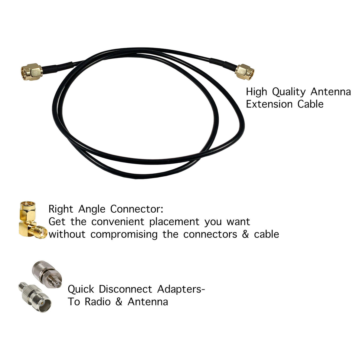 Tactical Antenna Relocation Kit(No Antenna Pouch) - Military Radios: H ...