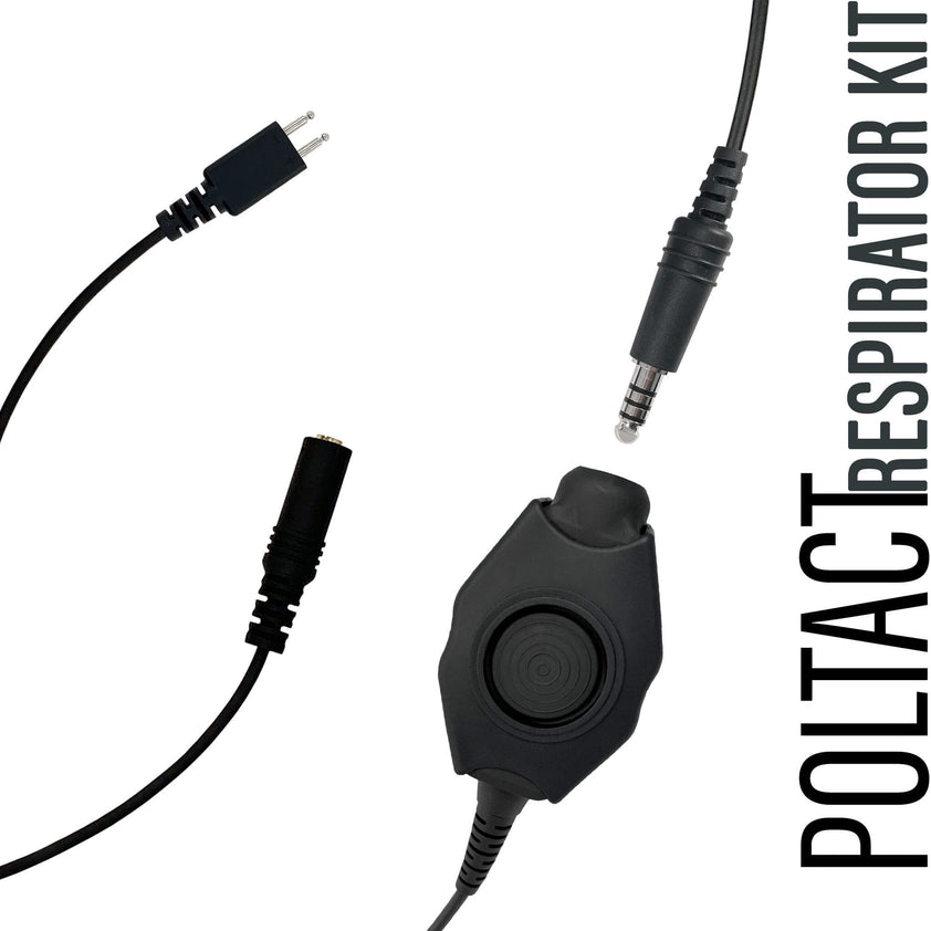 Respirator Mask PTT Kit- Quick Disconnect (Hirose) Harris/Tait TP3000 ...