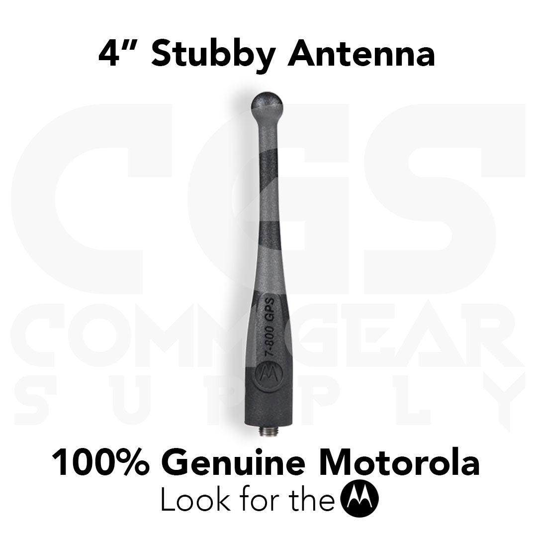 Motorola 4 Inch Short Stubby Antenna for All APX / XTS / XPR Series NA ...