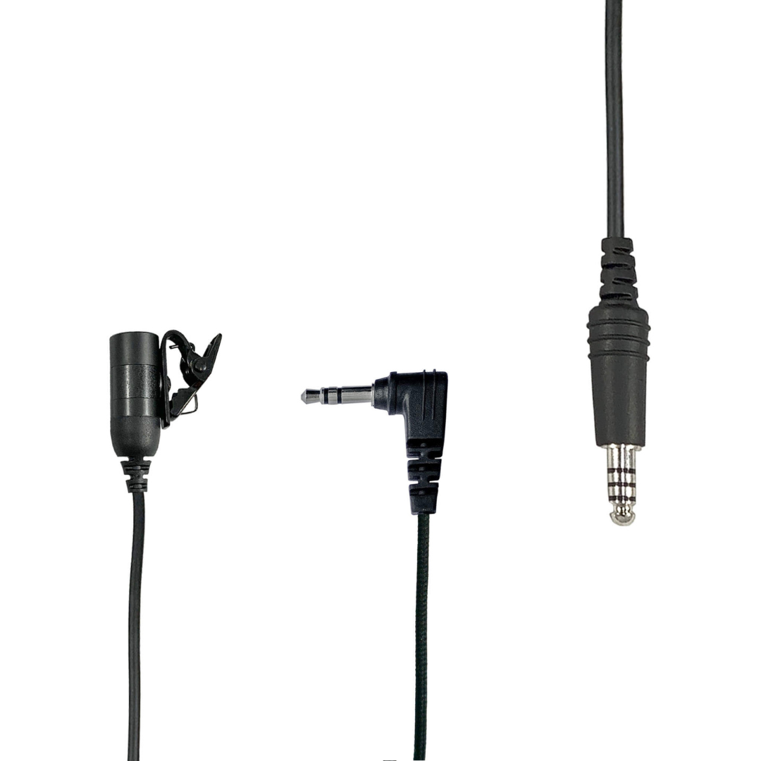 Mic Kit w/ Ear Pro Input Cable & Nexus Connector - NATO Wired, for Hea ...