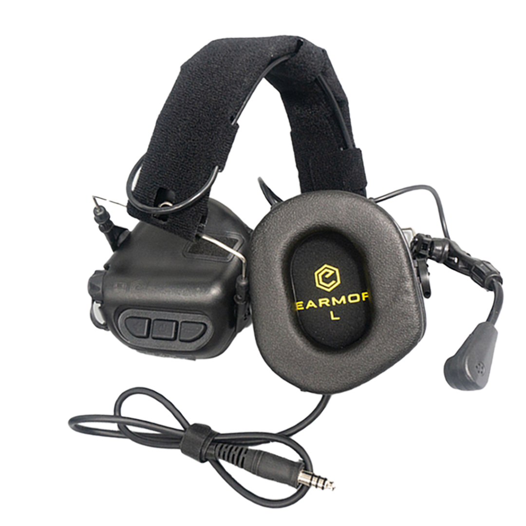 Comms Headset w/ Active Hearing Protection & Enhancement For Airsoft ...