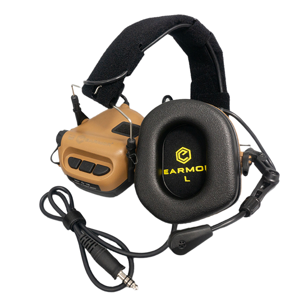 Comms Headset w/ Active Hearing Protection & Enhancement For Airsoft ...