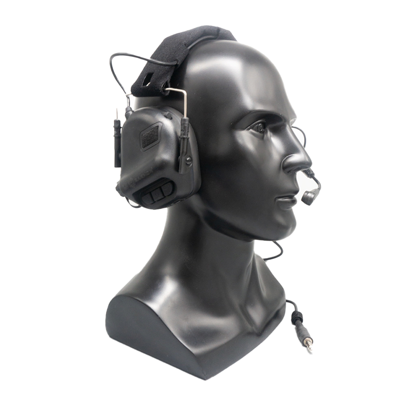 Comms Headset w/ Active Hearing Protection & Enhancement For Airsoft ...